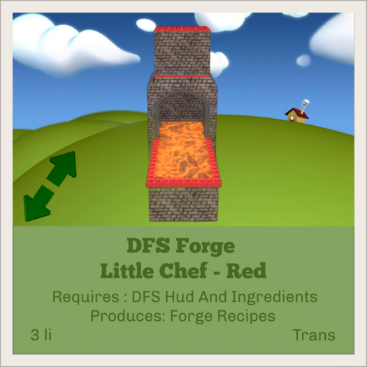Second Life Marketplace - DFS Forge - Little Chef - Red